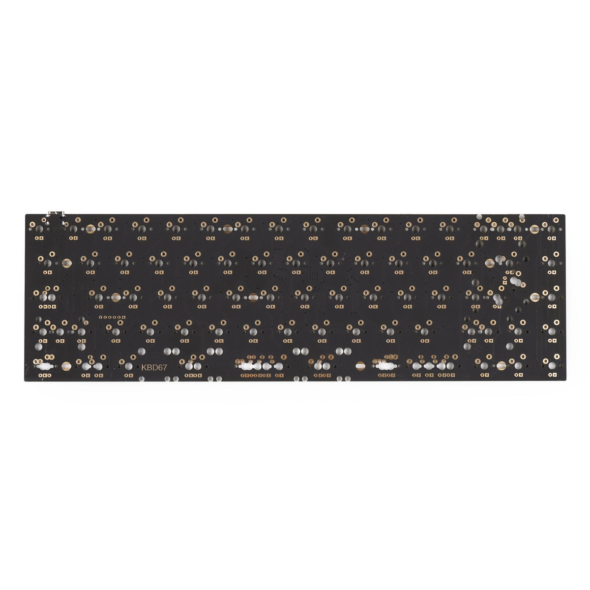 KBD67 rev2 65% Custom mechanical keyboard PCB – kbdfansmds.com