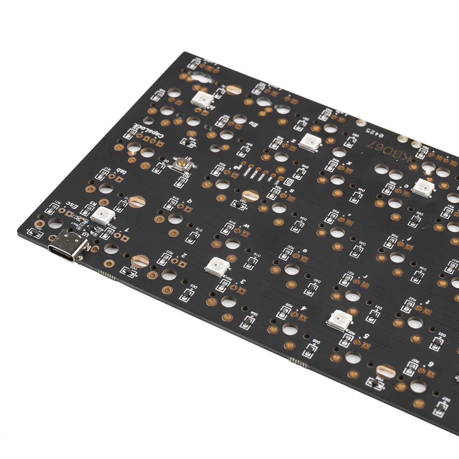 KBD67 rev2 65% Custom mechanical keyboard PCB – kbdfansmds.com